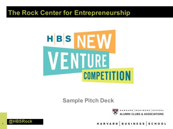 Example Pitch Template – HBAP Pitch Competition